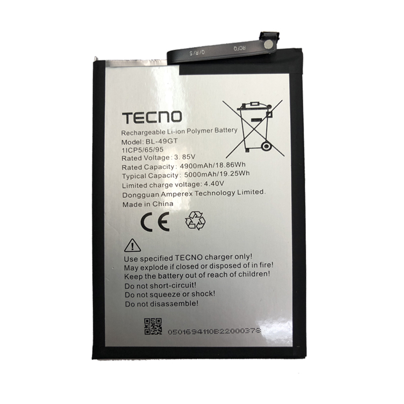 Original แบตเตอรี่ Tecno Camon 17 / CG6 / CG7 battery BL-49GT 5000mAh ...