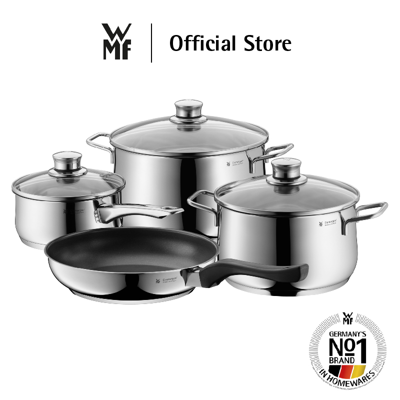 WMF Diadem Plus ชุดเครื่องครัว 4 ชิ้น Pot Set (WMF Diadem Plus Cookware ...