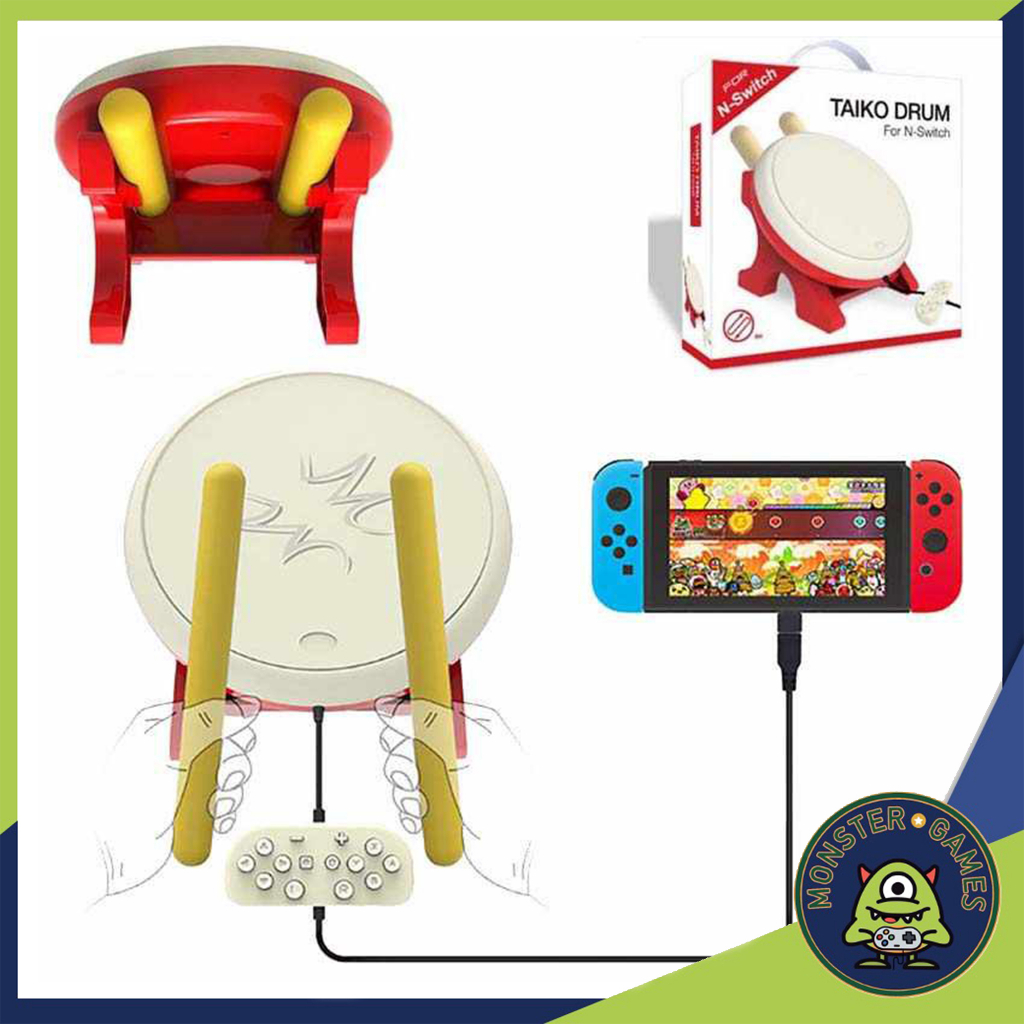 Taiko Drum for Nintendo Switch (ชุดกลอง Taiko)(กลอง Taiko)(Drum set for ...