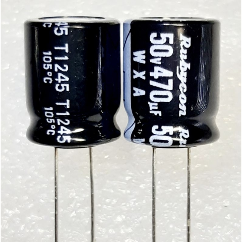 Rubycon WXA 470uf 50v Capacitor ตัวเก็บประจุ คาปาซิเตอร์ | Shopee Thailand