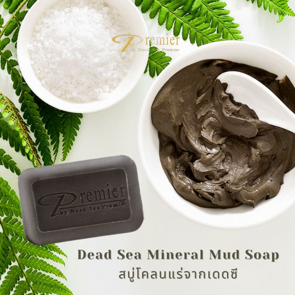 Premier Dead Sea l Dead Sea Mineral Mud Soap 100 g. | Shopee Thailand
