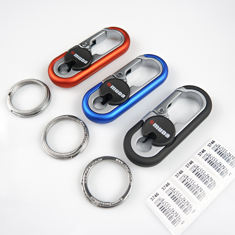 พวงกุญแจ(พร้อมห่วง2ชิ้น) OMUDA 3746 สำหรับ กุญแจบ้าน กุญแจรถยนต์ กุญแจมอเตอร์ไซค์ งานแข็งแรงทน ...