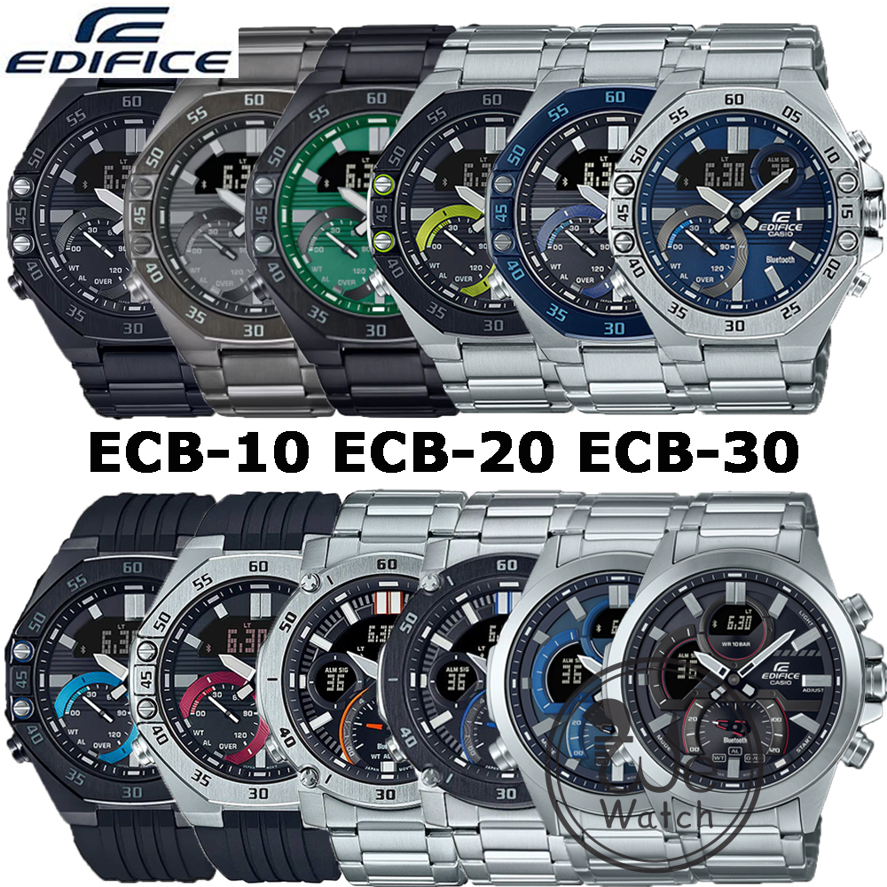 CASIO Edifice รุ่น ECB-10 ECB-20 ECB-30 series นาฬิกาชาย Bluetooth Mobile Link ประกัน CMG 1ปี ...