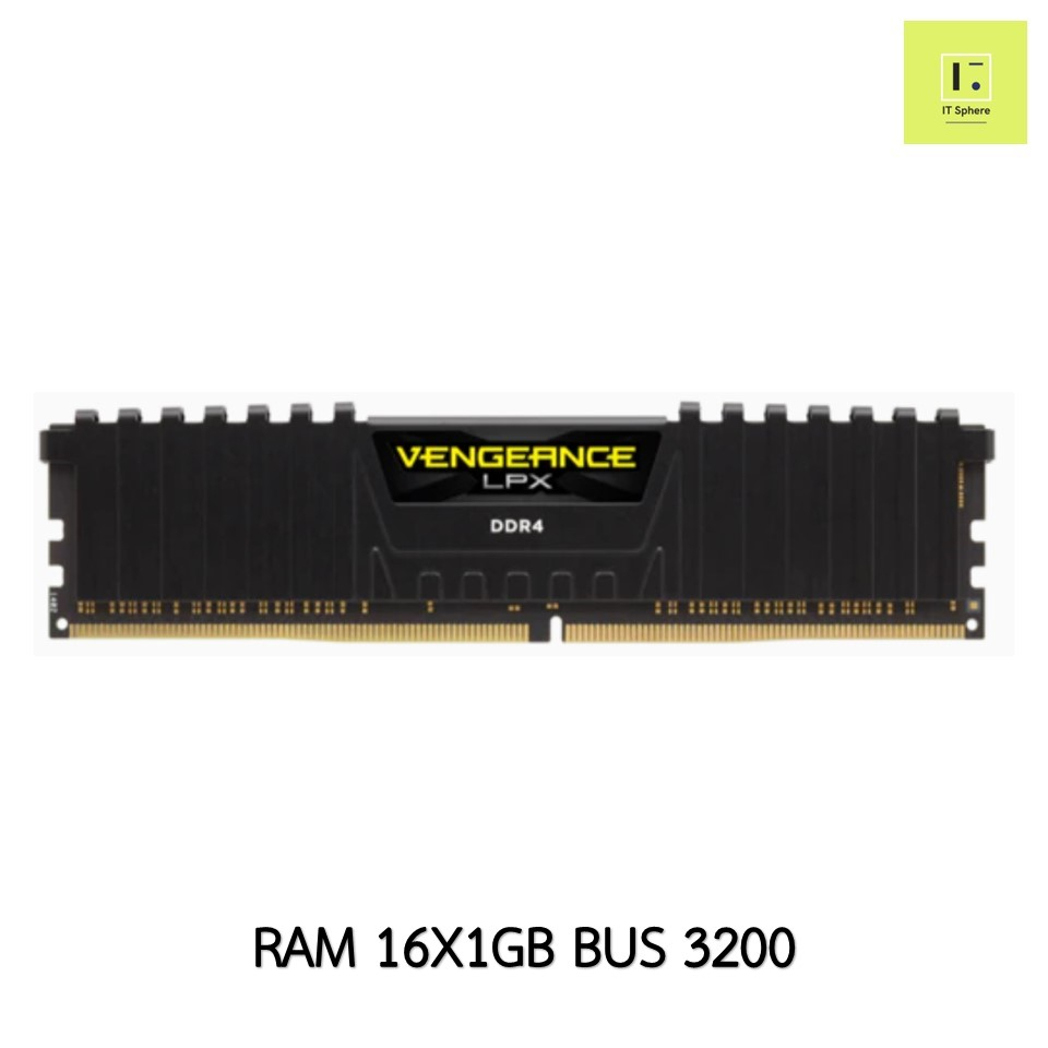 แรม CORSAIR LPX 8GB 16GB 32GB BUS 2666 3200 3600 (RAM CORSAIR VENGEANCE LPX) ประกันตลอดอายุการ ...