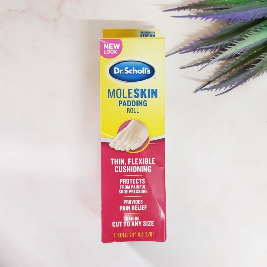 [Dr.Scholl's®] Moleskin Padding Roll 1 Roll, 24 in X 45/8 in เทปแปะ กัน ...