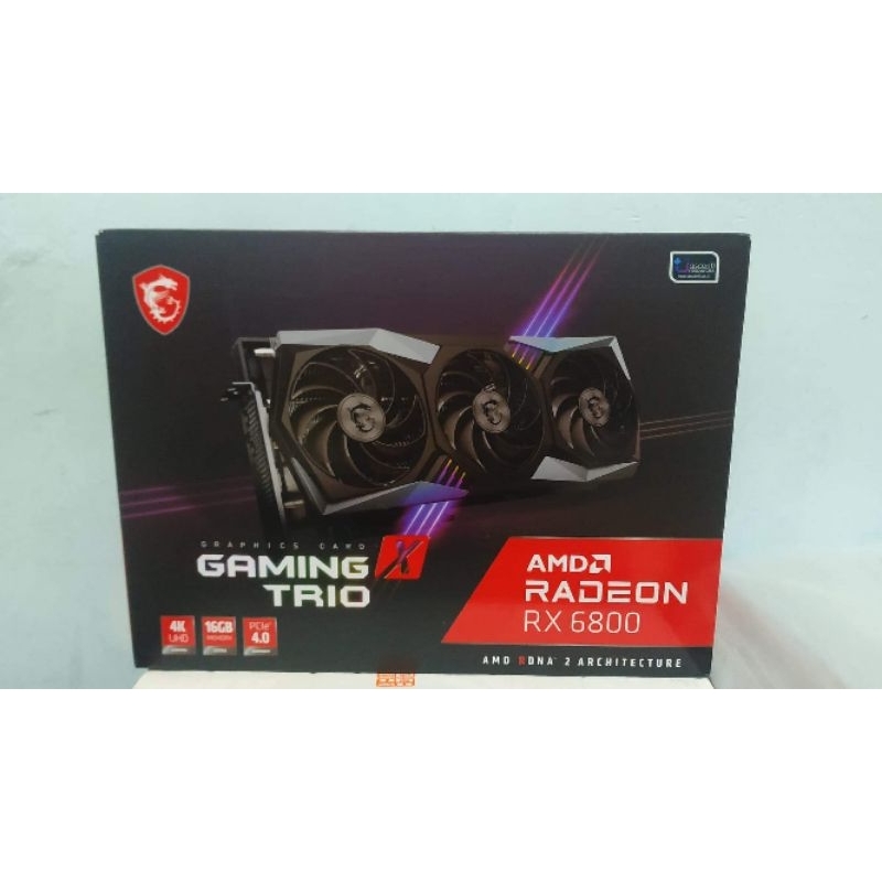 AMD RX6800 MSI GAMING X TRIO มือสองประกันไทย | Shopee Thailand