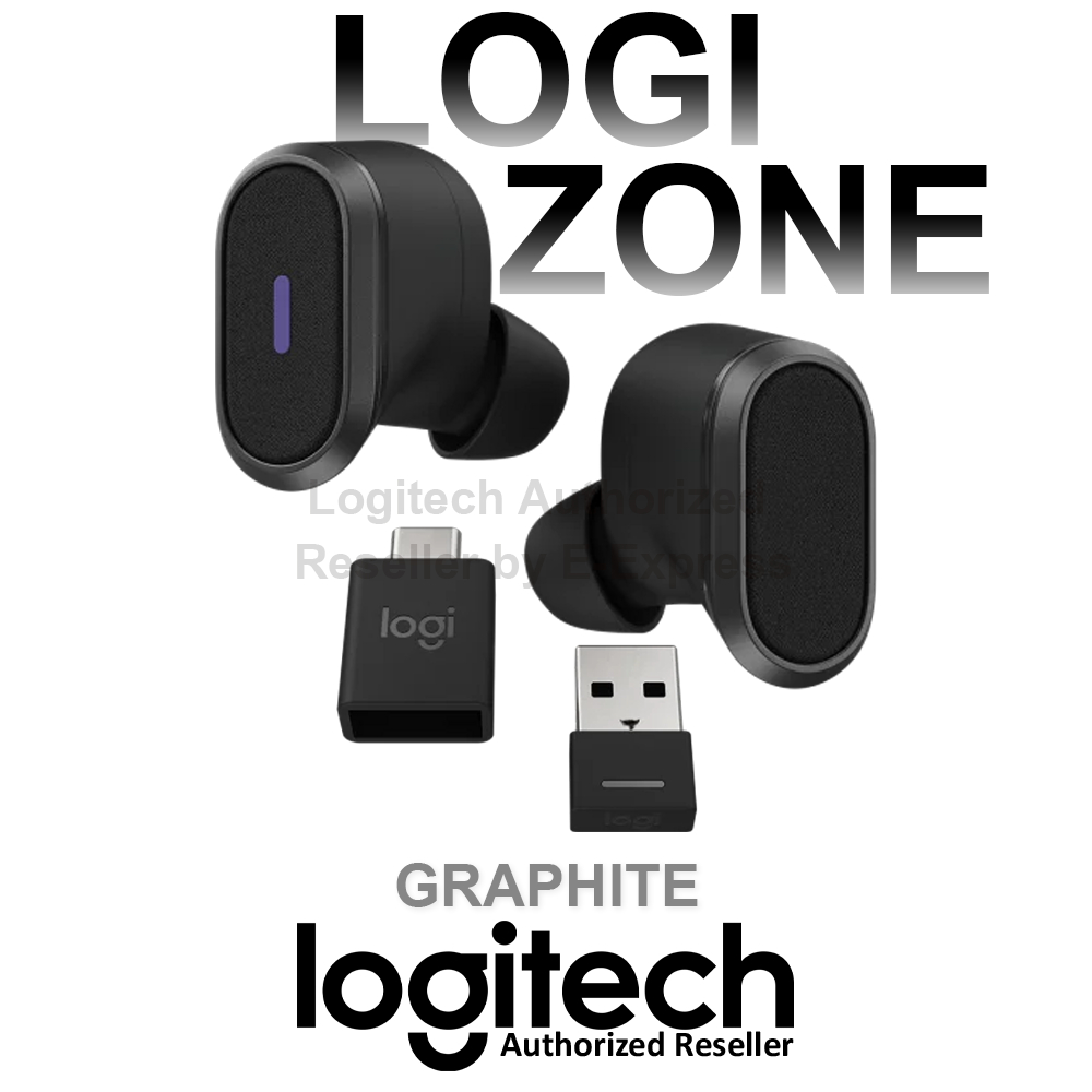 Logi Zone True Wireless (ฺBluetooth & Wireless, Graphite) หูฟังไร้สาย ...