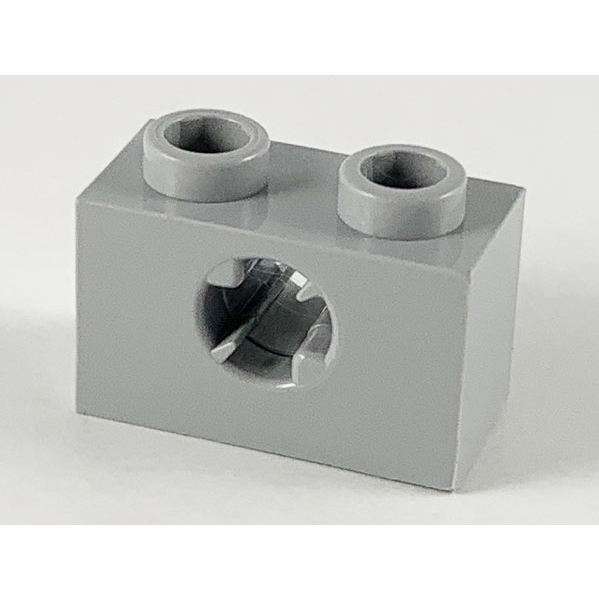 LEGO PART No: 32064b (ชิ้นส่วนเลโก้) Brick 1 x 2 with Axle Hole (x ...