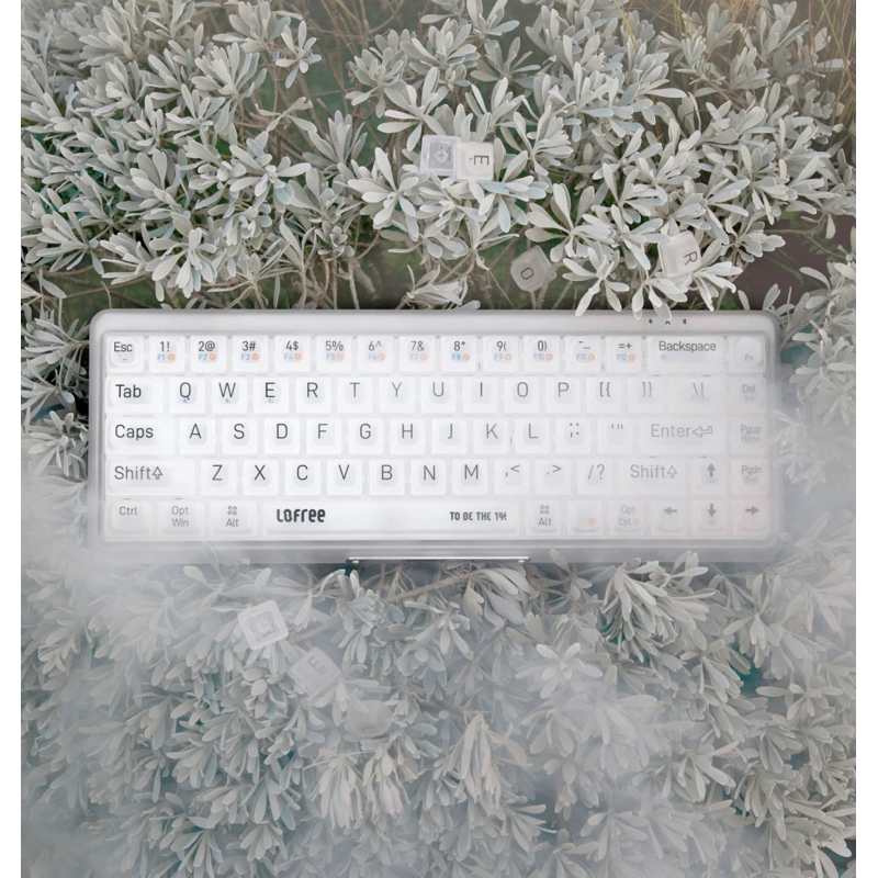 LOFREE 1% Misty Transparent Mechanical Keyboard แป้นพิมพ์ บลูทูธไร้สาย ...
