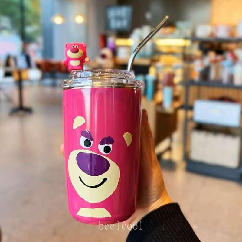 แก้วน้ำสแตนเลส 304 หมีลอตโซ่ น่ารักสุดๆ ขนาด 450 ml. เก็บร้อน/เย็นได้ดี มาพร้อมกล่อง | Shopee ...