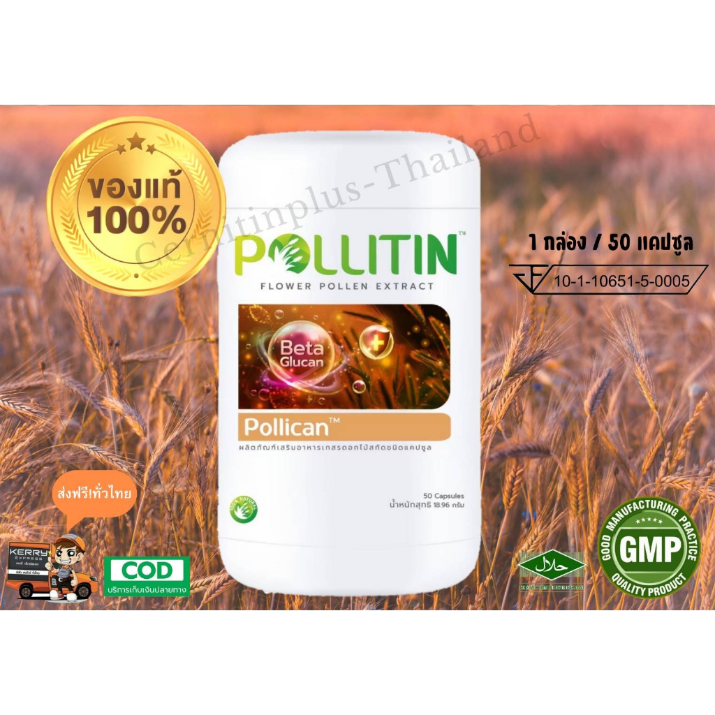 พอลลิแคน Pollican พอลลิติน Pollitin พร้อมส่ง ของแท้100% ส่งไว ล็อตใหม่ ...