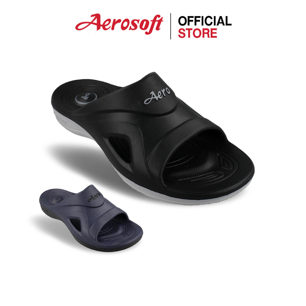 Aerosoft (แอโร่ซอฟ) รองเท้าแตะสวมผู้ชาย รุ่น M0221 | Shopee Thailand