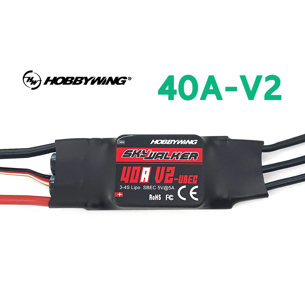 สปีด Skywalker 40a V2 พร้อม UBECสปีดคอนโทรล อะไหลร่ รถ เรือ เครื่องบินบังคับ ชุดไฟ ไฟฟ้า ...