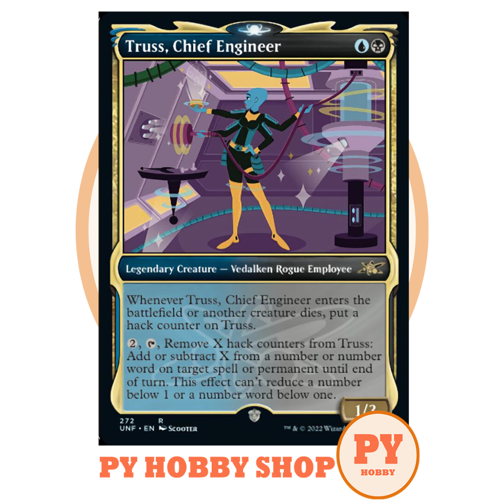 [MTG] Unfinity Variants: Truss, Chief Engineer (Showcase) (Foil) | Shopee Thailand