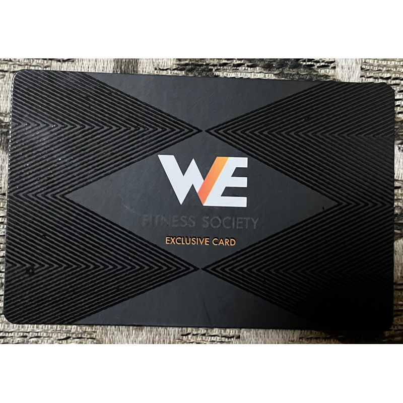 We fitness Exclusive card | Shopee Thailand