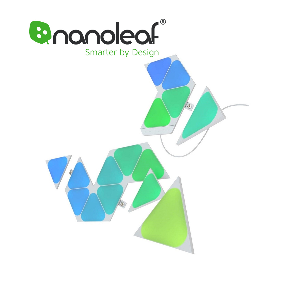Nanoleaf Shapes mini Triangles Expansion Kit 10 Panels ชุดไฟตกแต่งห้องอัจฉริยะ รับประกัน 2 ปี ...