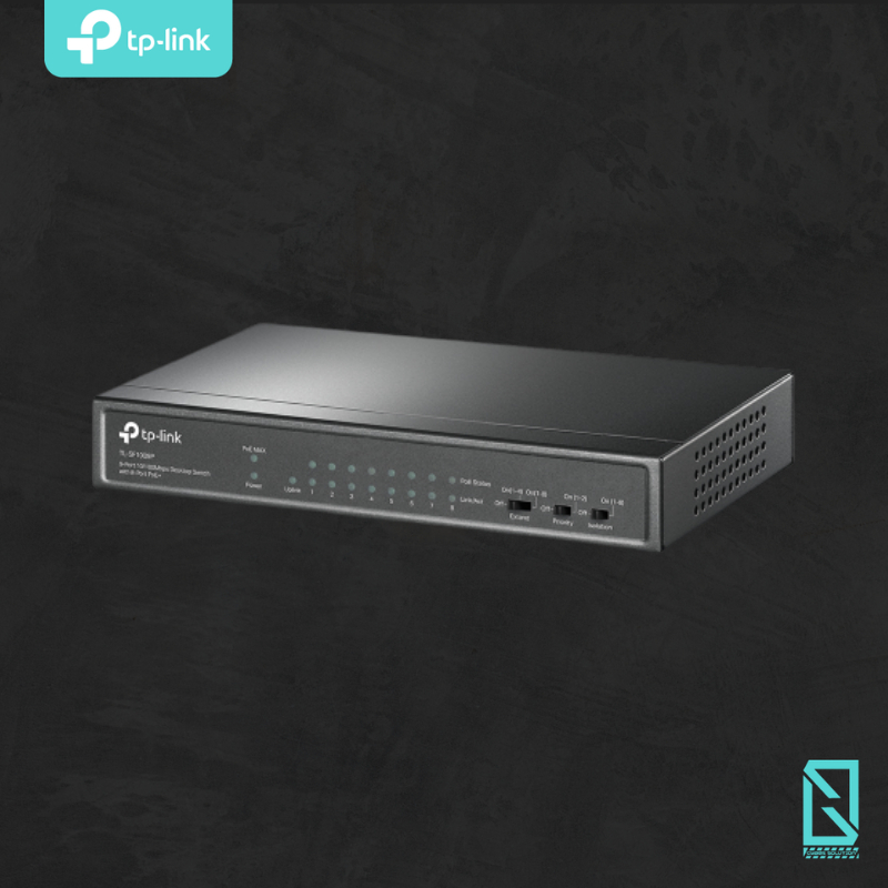 TP-Link TL-SF1009P สวิตซ์ PoE 9-Port 10/100Mbps Desktop Switch with 8-Port PoE+ | Shopee Thailand