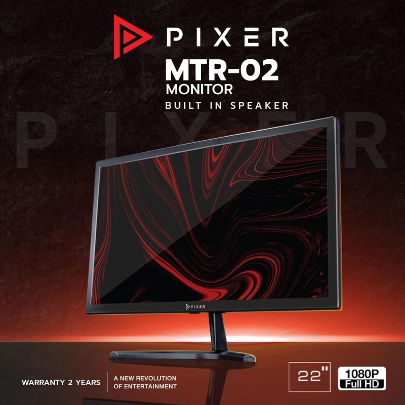 ส่งไวมาก จอมอนิเตอร์ MONITOR PIXER รุ่น MTR-02 22นิ้ว Full HD ทำงานถนอม ...