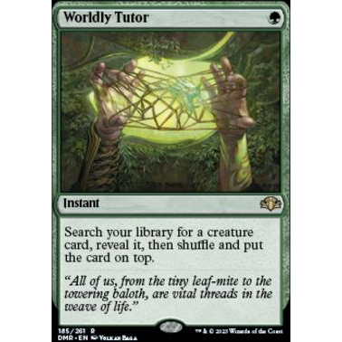 [MTG][Single][DMR] Worldly Tutor ระดับ Rare [ภาษาอังกฤษ] | Shopee Thailand