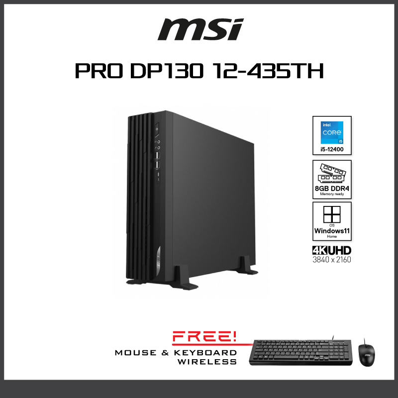 MSI PRO DP130 12-435TH เดสท์ท็อปขนาดเล็ก, Mini PC i5-12400/Intel UHD ...