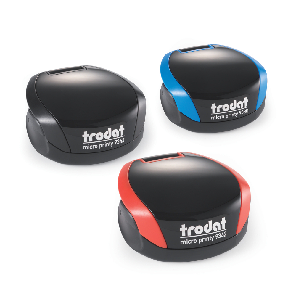 Trodat Micro Printy 9342 ตรายางหมึกในตัวพกพา วงกลม 42 มม. ขนาดกระทัดรัด ...