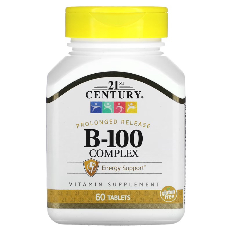 วิตามินบีรวม 21st Century Vitamin B-100 Complex (B100), B-50 Complex ...