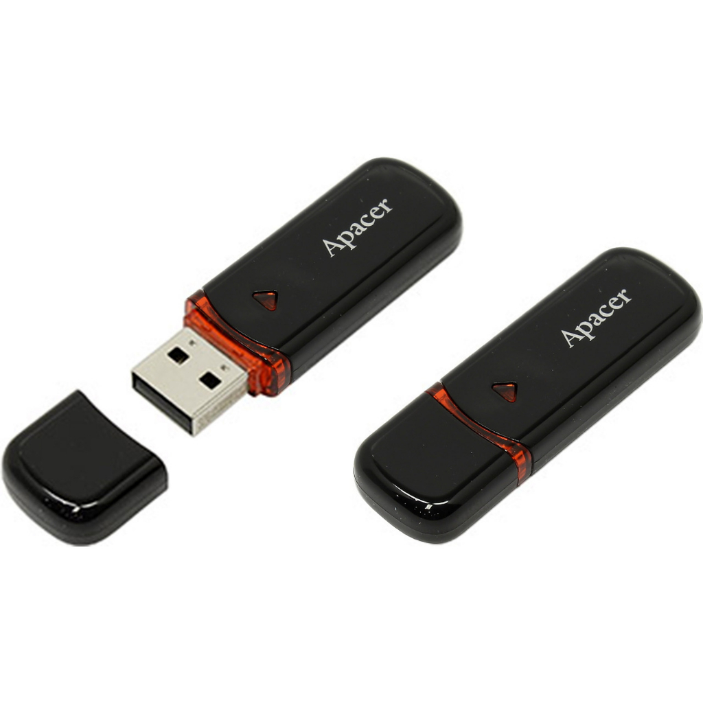 APACER AH333 FLASH DRIVE (แฟลชไดร์ฟ) (BLACK) | Shopee Thailand