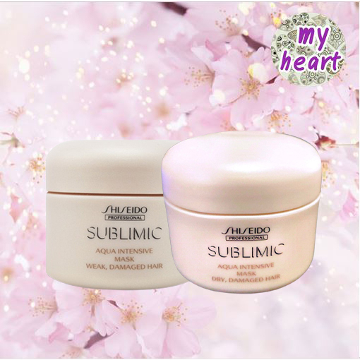 Shiseido Sublimic Aqua Intensive Mask Weak/Mask Dry 50g มาส์กสำหรับผม ...