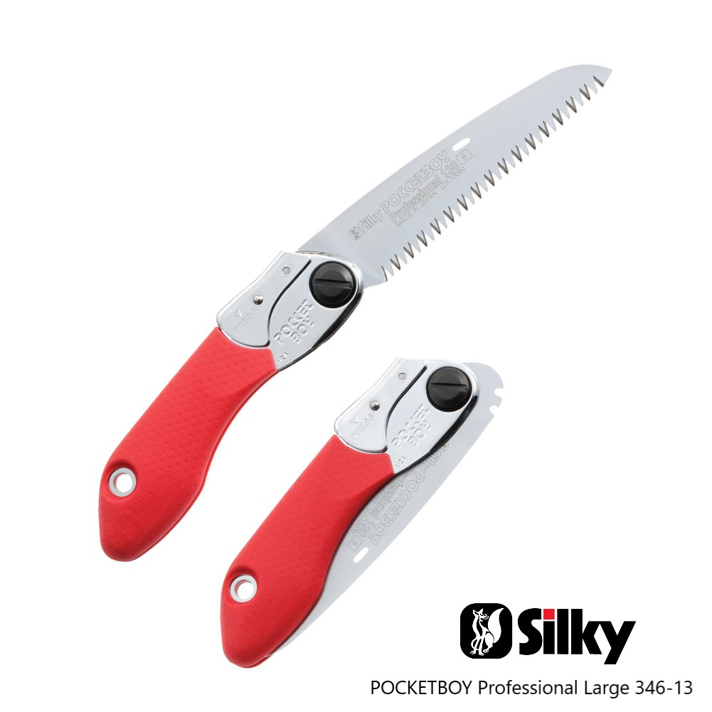 SILKY เลื่อยพับแบบตรง POCKETBOY Professional Large 346-13,346-17 ฟันเลื่อย 130/170 มม. | Shopee ...