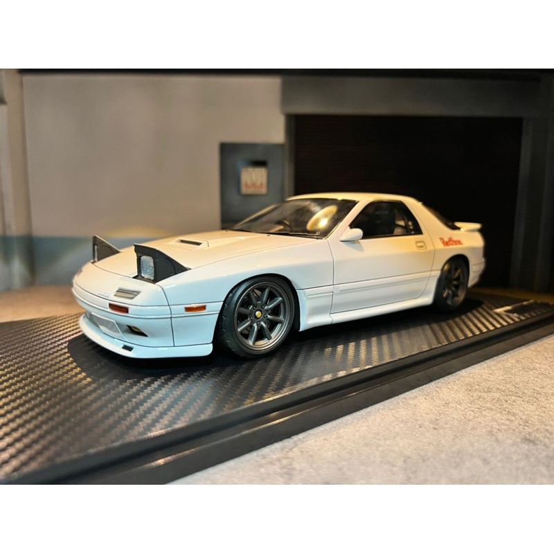 Ignition Model: IG2870 1:18 INITIAL D Mazda Savanna RX-7 Infini(FC3S)White | Shopee Thailand