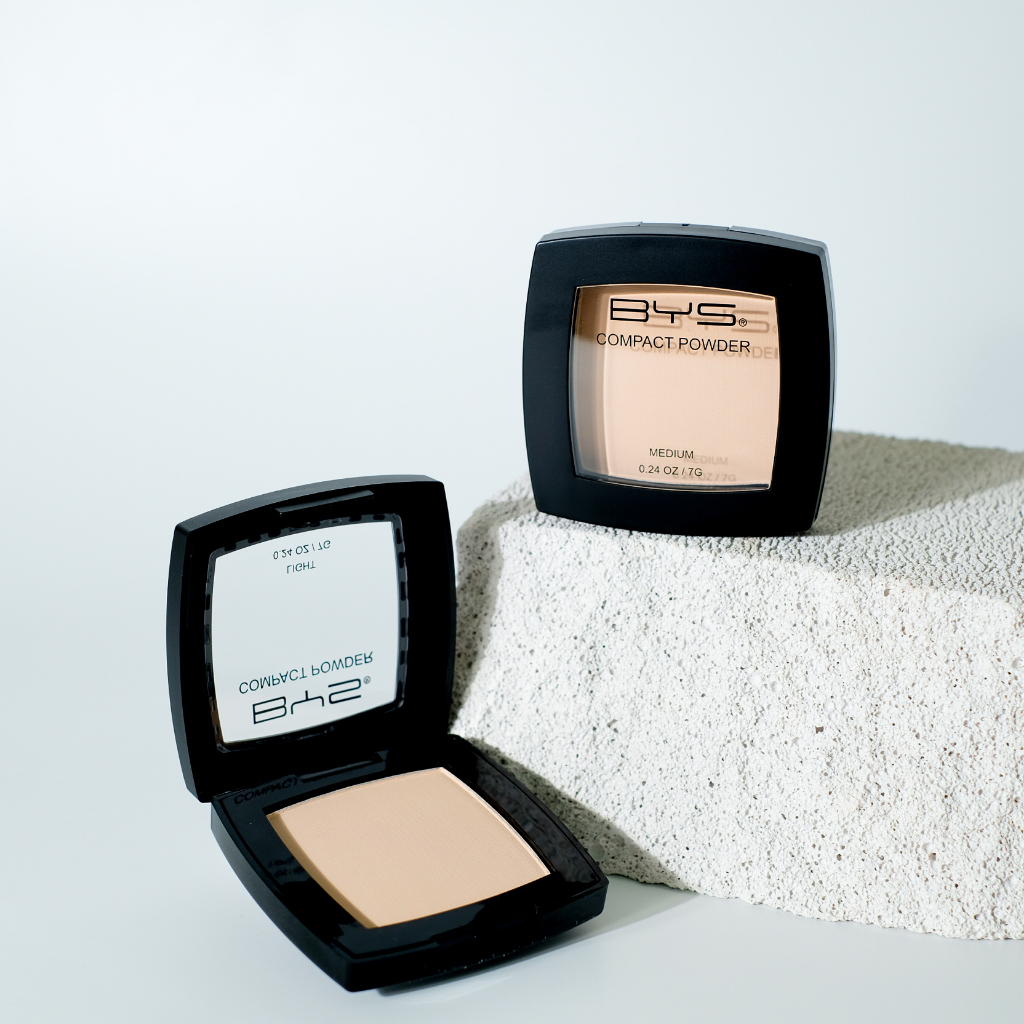 BYS Cosmetics Compact Powder 7 g. แป้งอัดแข็ง เนื้อเนียนละเอียดบางเบา ...
