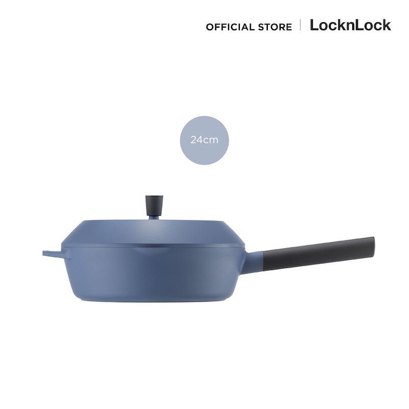 LocknLock กระทะก้นลึก Master Deep Pan IH ขนาด 24 ซม. รุ่น LMD1245IH ...