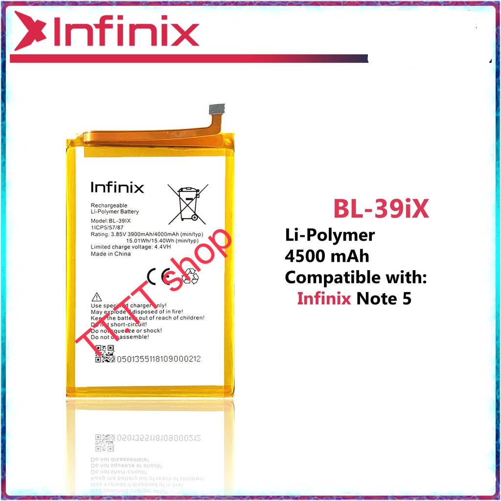 แบตเตอรี่ Infinix Note 5 BL-39ix 4000mAh ประกัน 3 เดือน | Shopee Thailand