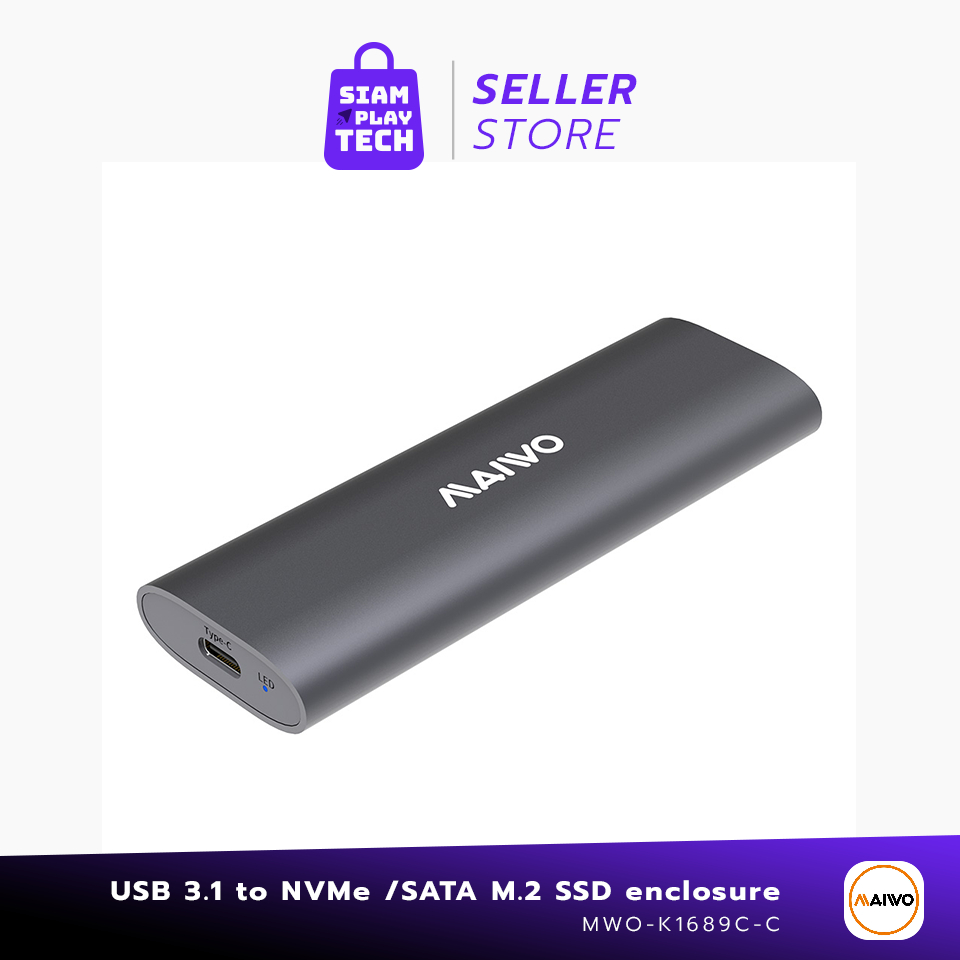 MAIWO USB 3.1 to NVMe /SATA M.2 SSD enclosure / with type C&A / with ...