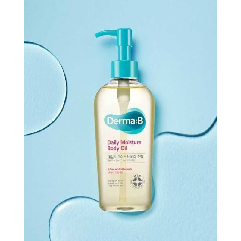 Derma:B Daily Moisture Body Oil 200ml. หัวปั้ม | Shopee Thailand