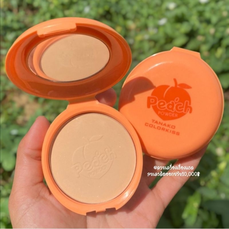 ส่งไว/แท้ (ซื้อในไลฟ์ลด30%) แป้พัฟง ลูก พีช Tanako Powder (JK1062) กัน ...
