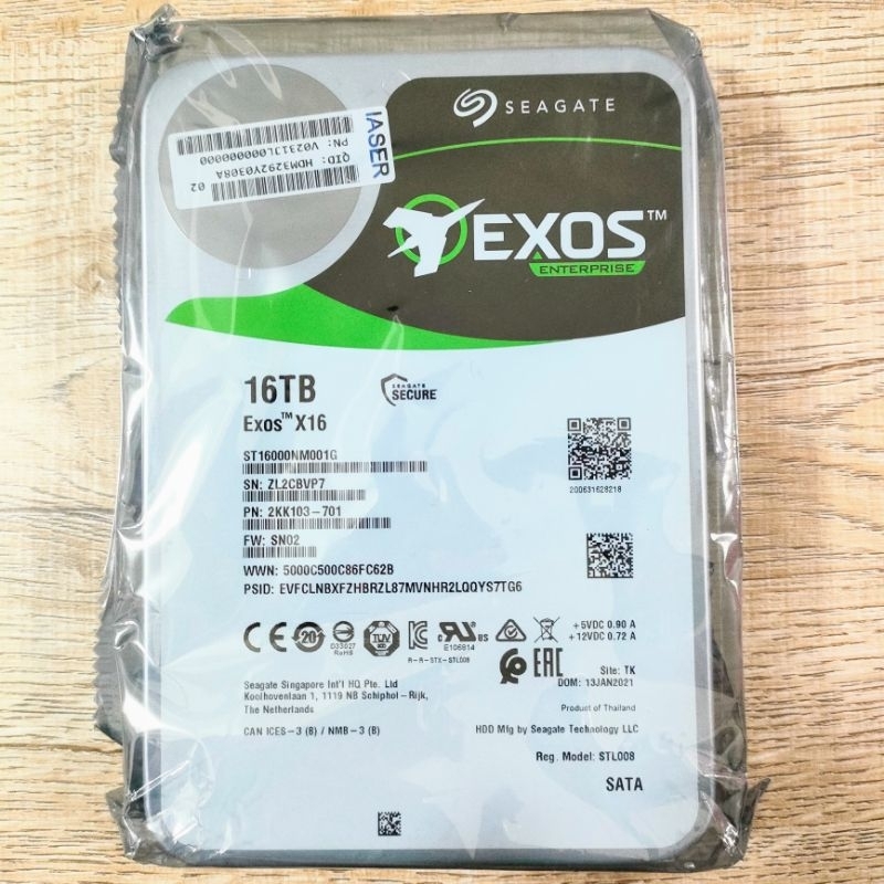 16TB Exos X16, 3.5" Enterprise HDD มือ1 ประกันร้าน1ปี | Shopee Thailand