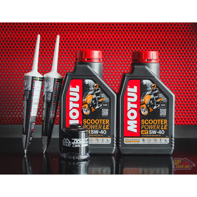 น้ำมันเครื่อง MOTUL จัดเซ็ตสำหรับ VESPA ทุกรุ่น น้ำมันสังเคราะห์ 100% ...