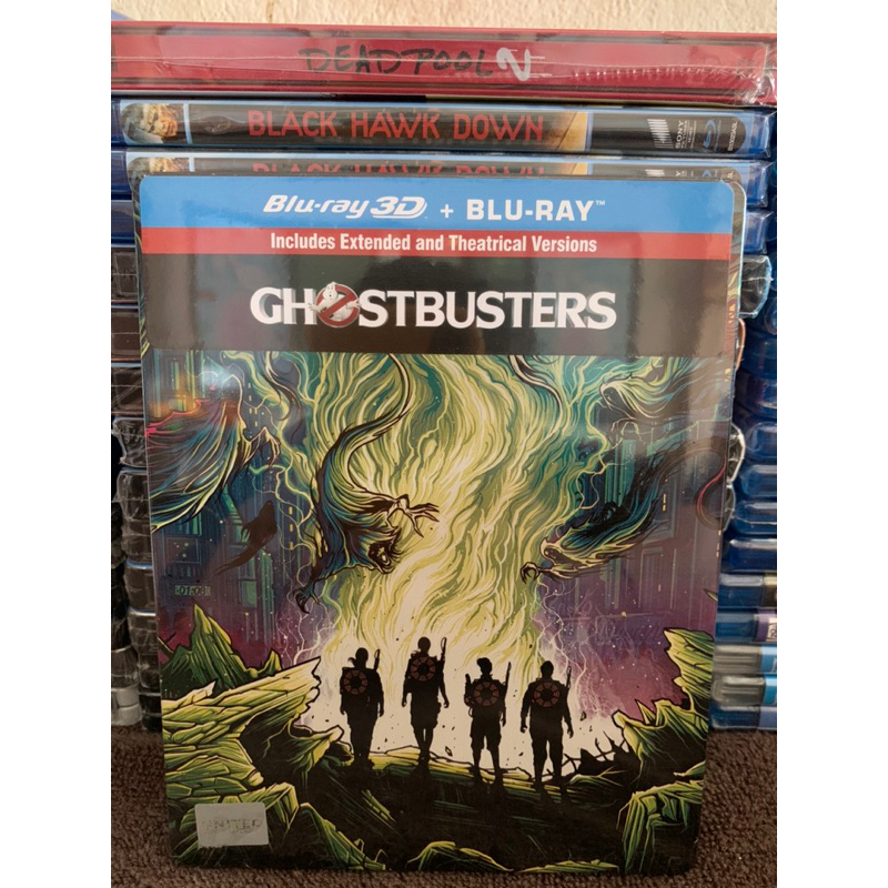 Bluray3D+Bluray GHOSTBUSTERS Steel box สินค้าลิขสิทธิ์แท้ มือ1ในซีล ...