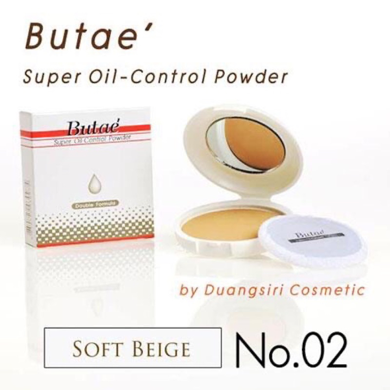 แป้งพัฟ บูเต้ รุ่นใหม่ BUTAE super oil control powder Double Formula ...