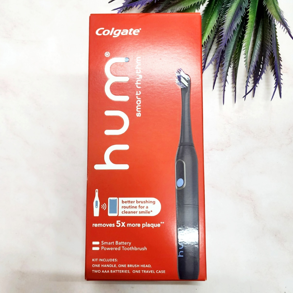 [hum by Colgate®] Smart Rhythm Sonic Toothbrush Kit Battery-Powered ...