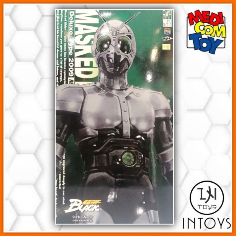 RAH DX - MASKED RIDER SHADOW MOON / KAMEN RIDER SHADOW MOON DELUXE TYPE 2009 ( No.419 )( MEDICOM ...