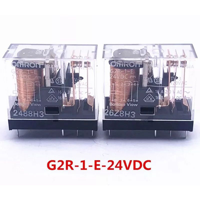 OMRONรีเลย์G2R-1-E-12VDC G2R-1-E-24VDC G2R-1-E 12V 24V 16A 8pinร้านในไทย | Shopee Thailand