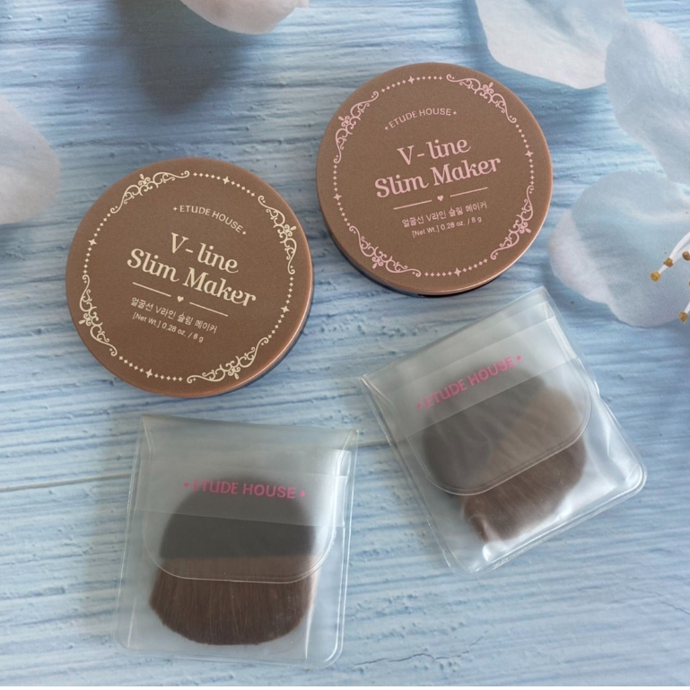 แป้งตลับ V-line slim maker beautiful | Shopee Thailand