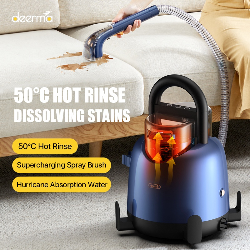 Deerma BY200 เครื่องขจัดคราบเฟอร์นิเจอร์ผ้าอเนกประสงค์ ซักที่นอน ซักเบาะผ้า ซักพรม ฟรีน้ำยา พลัง ...