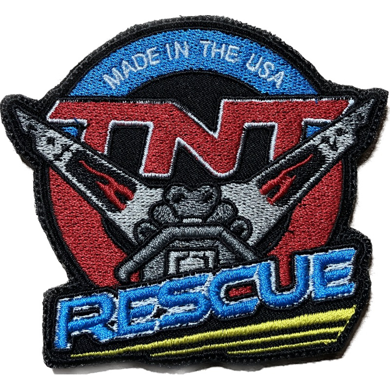 อาร์มปัก TNT RESCUE made in the USA พร้อมติดตีนตุ๊กแก | Shopee Thailand