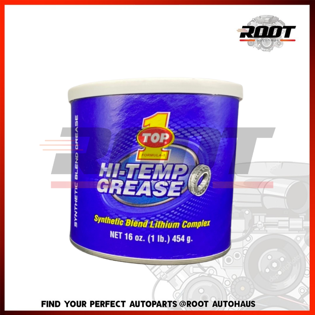 จารบี TOP1 จาระบีสังเคราะห์แท้ TOP1 SYNTHETIC HI-TEMP GREASE 454 กรัม ...
