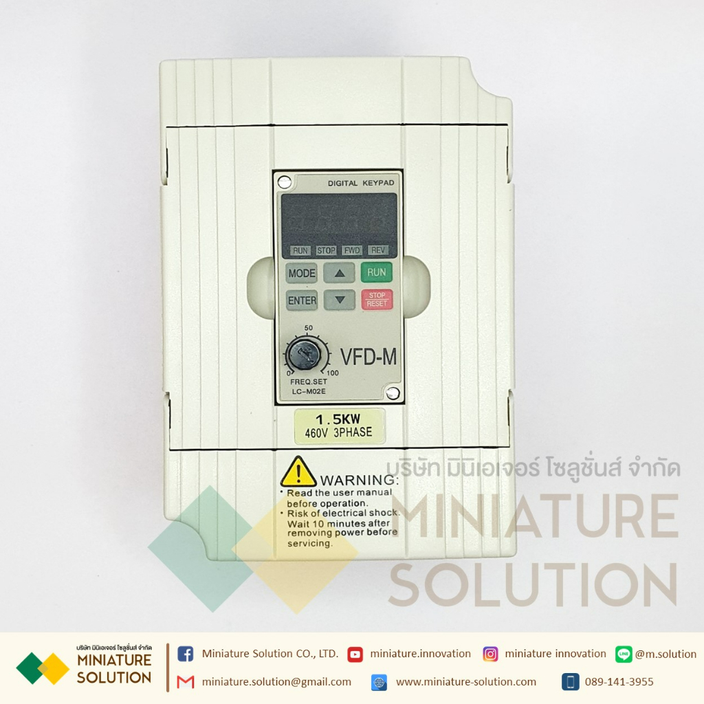 Delta Inverter VFD004M21A/VFD015M43B VFD-M Universal Inverter 220V ...