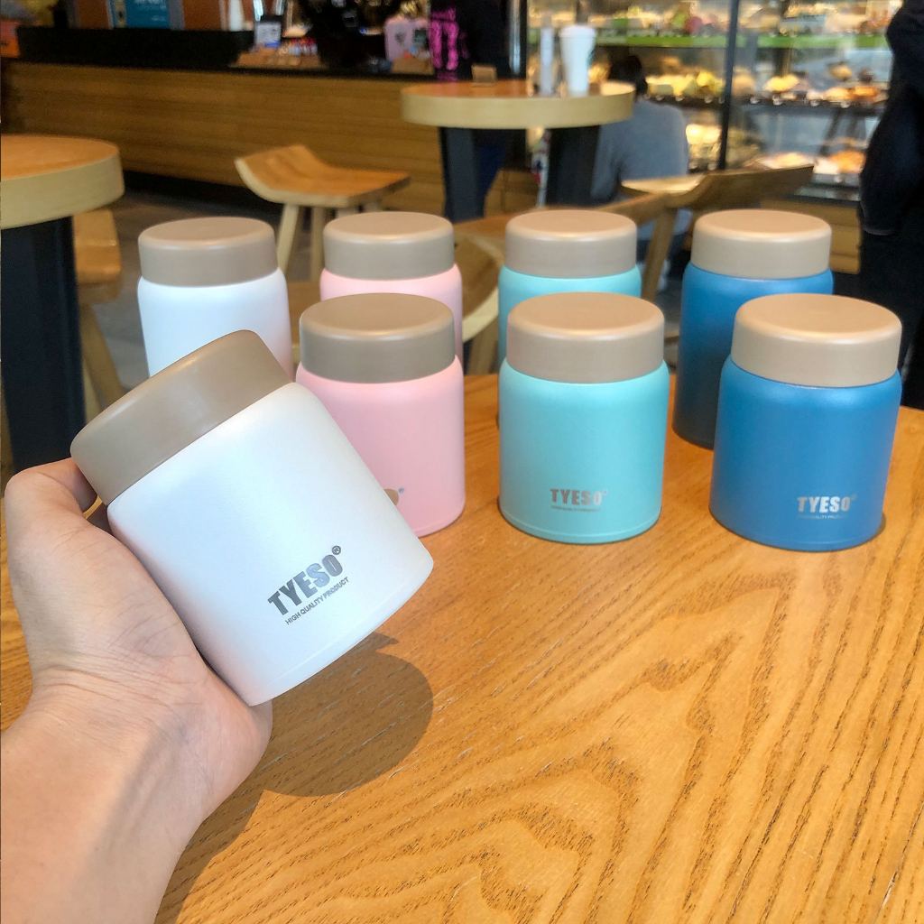 TYESO MINI 2ขนาด 220mlกับ280ml แก้วกระติกแบบพกพาขนาดเล็ก กระบอกน้ำขนาด ...