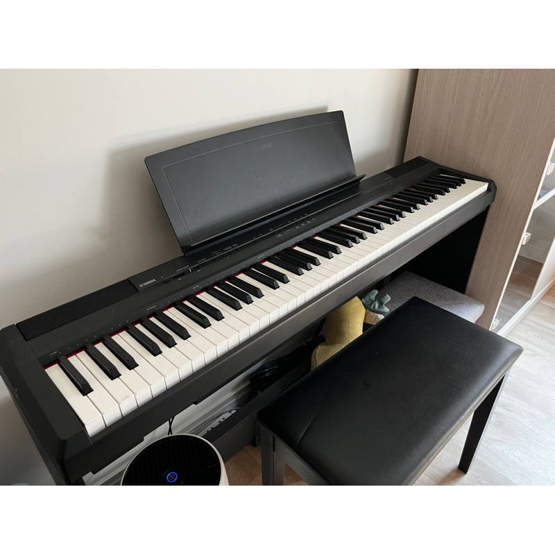 Yamaha P105 มือ2 แถมตัวเสริมฐาน Pedal เก้าอี้ และผ้าคลุม | Shopee Thailand